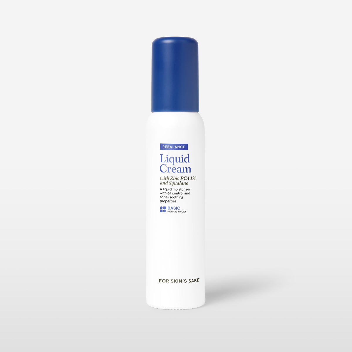 Liquid Cream Moisturizer with Zinc PCA 1% & Squalane – FOR SKIN'S SAKE